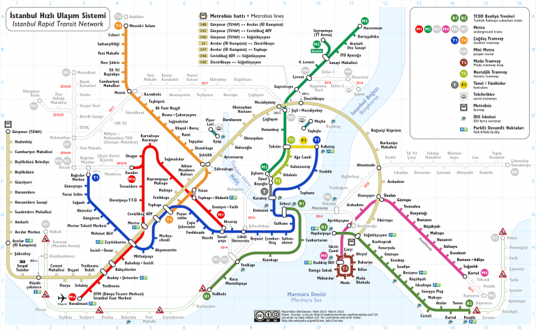 Autobuses en Estambul, Horario, Precios y Mapa